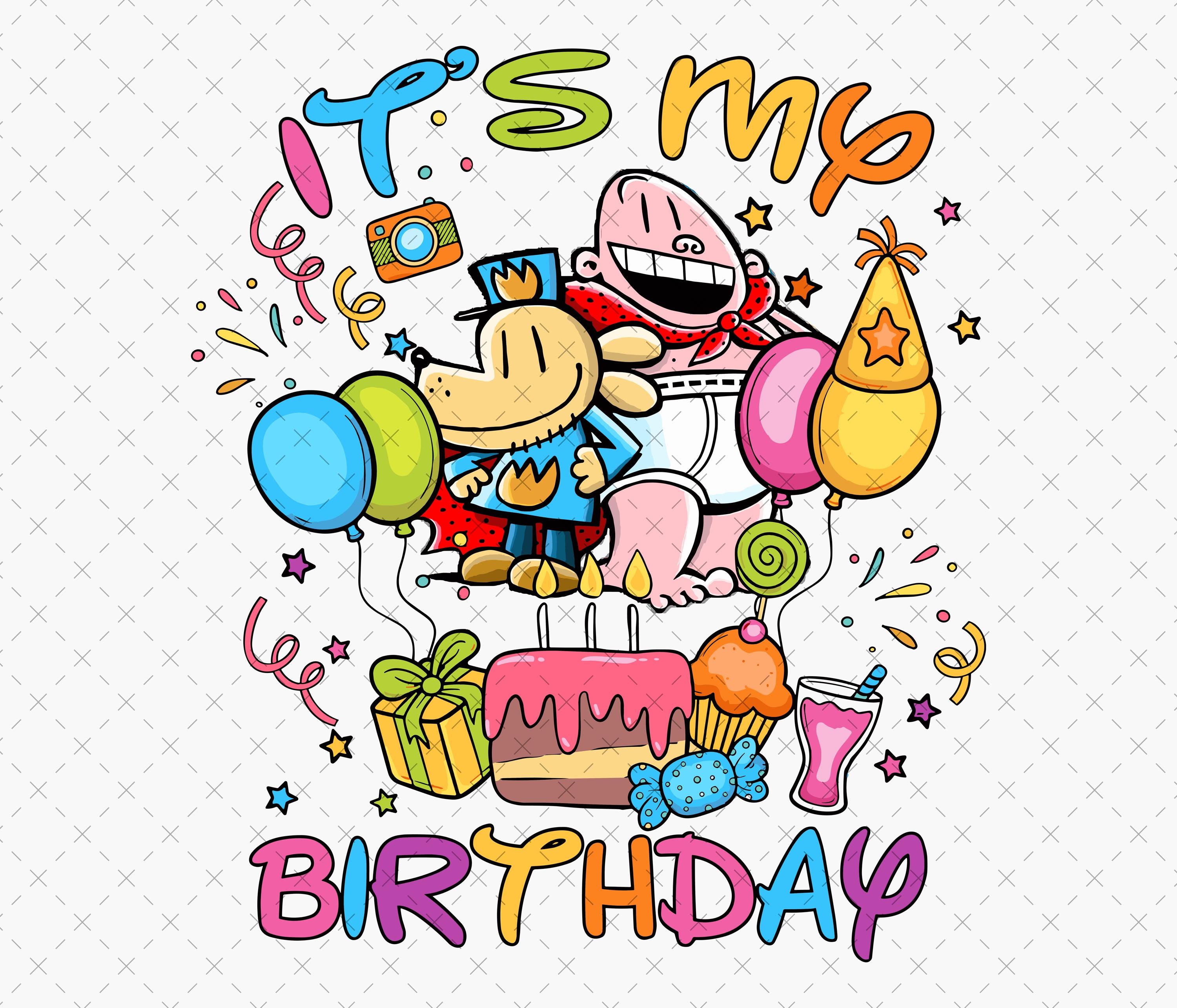 Dogman Birthday Clipart, PNG SVG (digital File) - Etsy