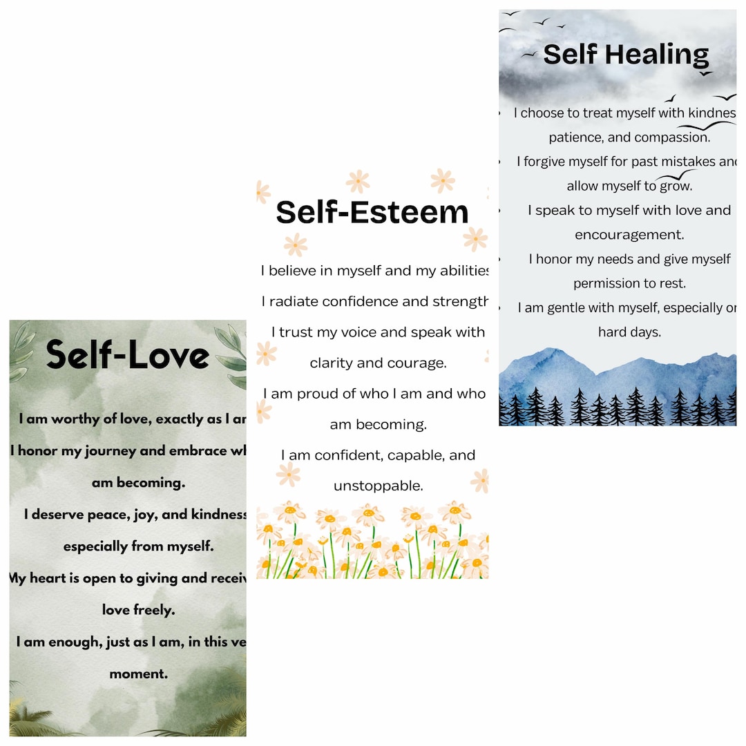 Affirmations Poster, Self-love Affirmations, Self Esteem Affirmations ...