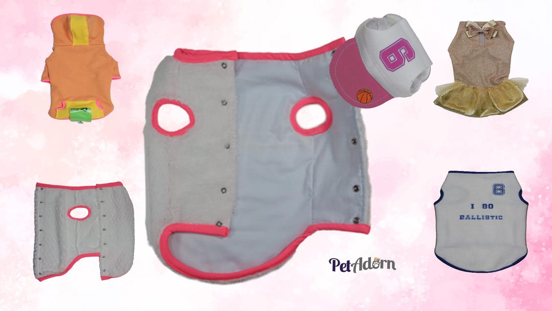 5-in-1 Small Dog Sewing Pattern PDF – Over Wear, Sweatshirt, Party ...