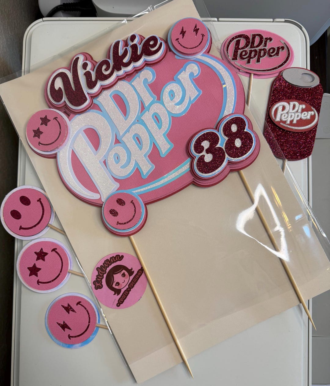 Chic & Retro Dr. P Cake Topper - Etsy