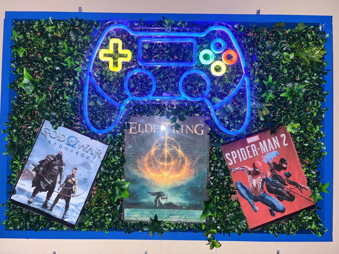 Custom Built LED Neon Gamer Frame. Perfect for Any Gamer Room or ...