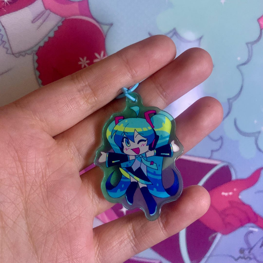 VOCALOID - Hatsune Miku Keychains - Etsy