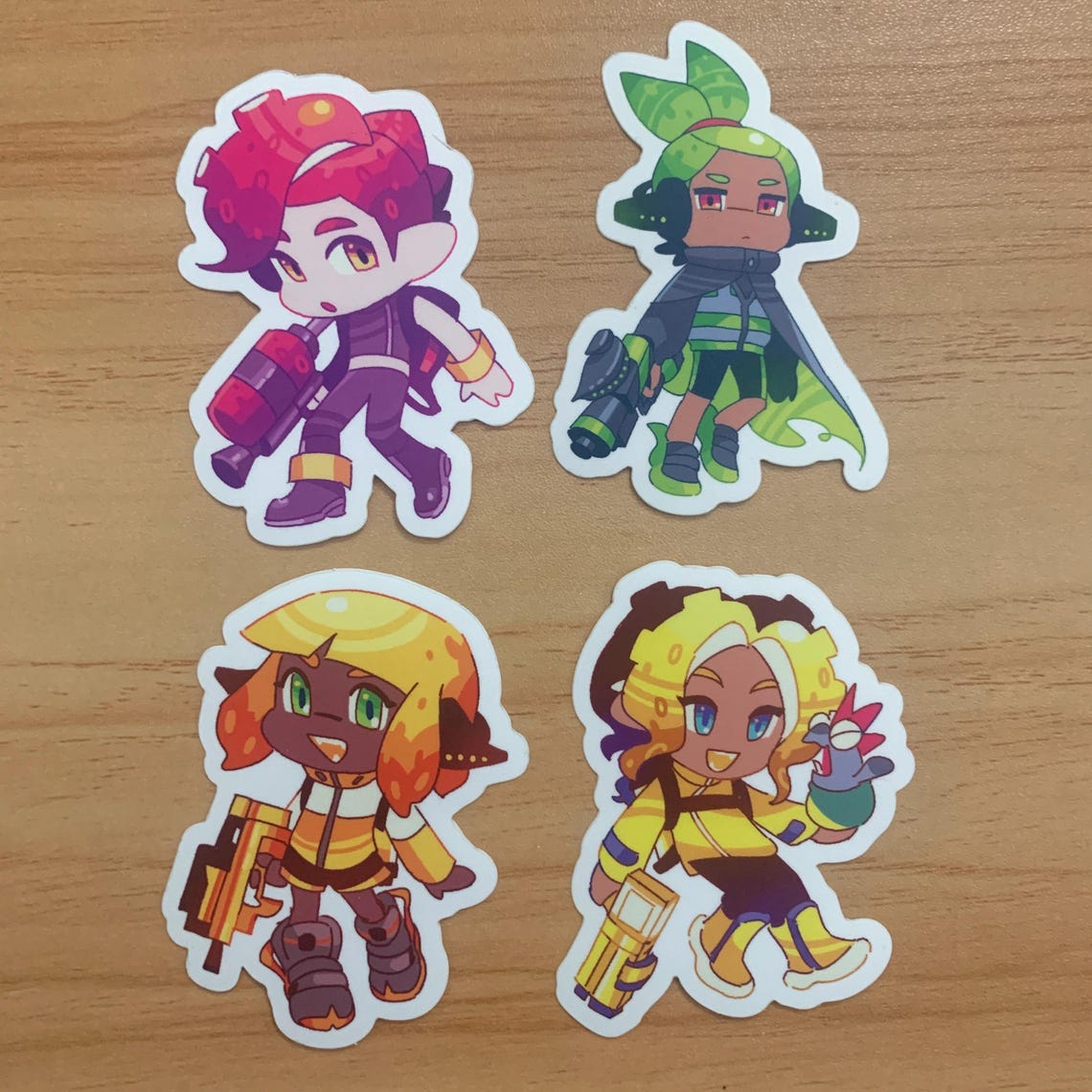 SPLATOON - Agents Stickers - Etsy