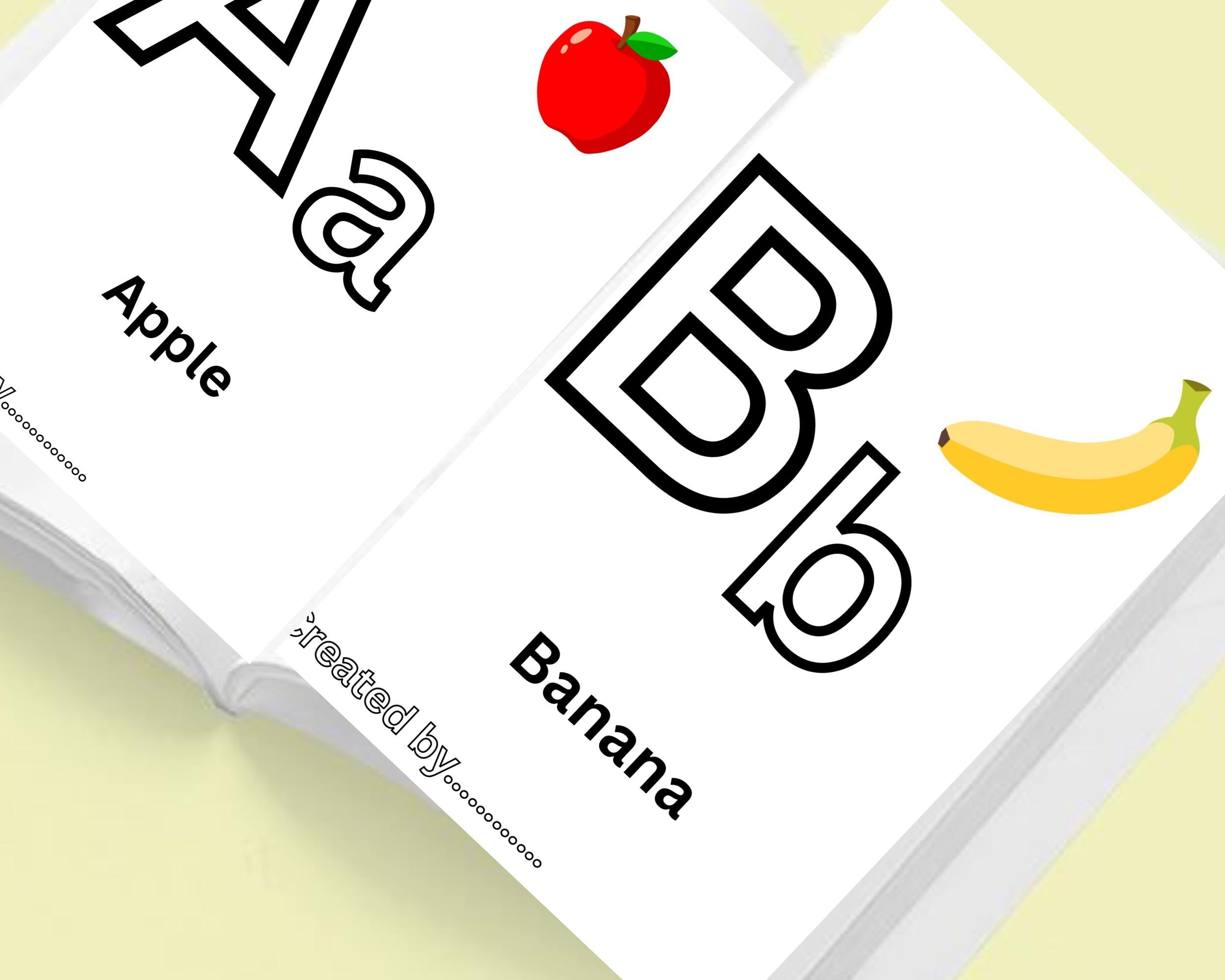 A-Z Alphabet Flashcards Printable | Educational Letter Posters for Kids ...