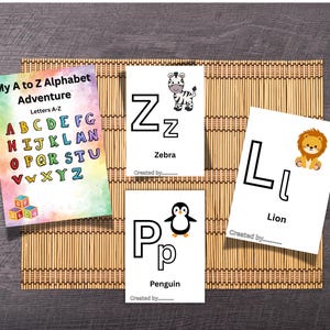 A-Z Alphabet Flashcards Printable | Educational Letter Posters for Kids ...