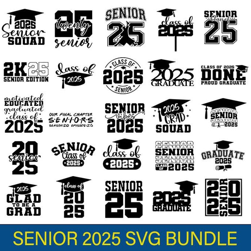 Svg Filed Class of 2025 - Etsy