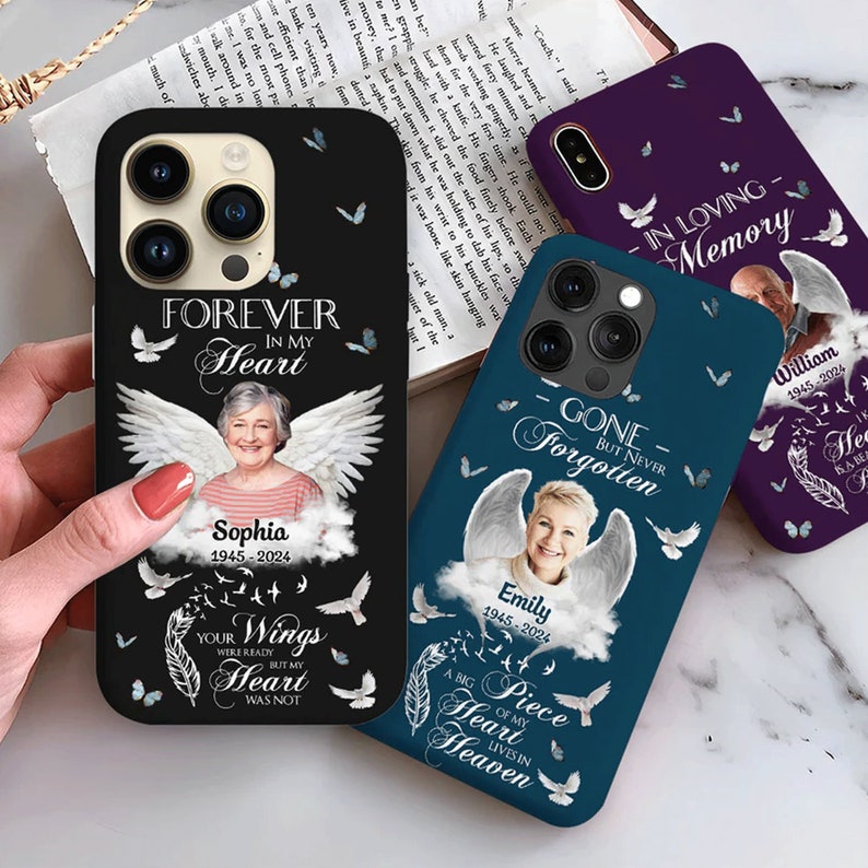 Gone but Never Forgotten Custom Memorial Family Member Phone Case ...
