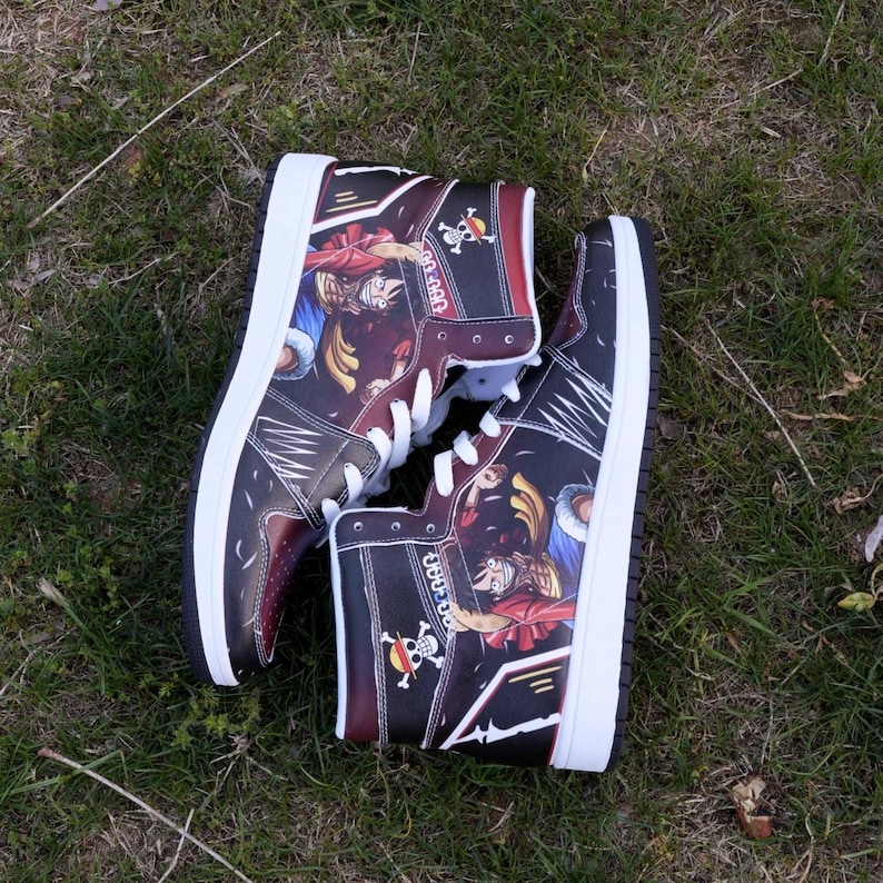 Custom Anime High Top Sneakers, Anime Fan Gift - Etsy