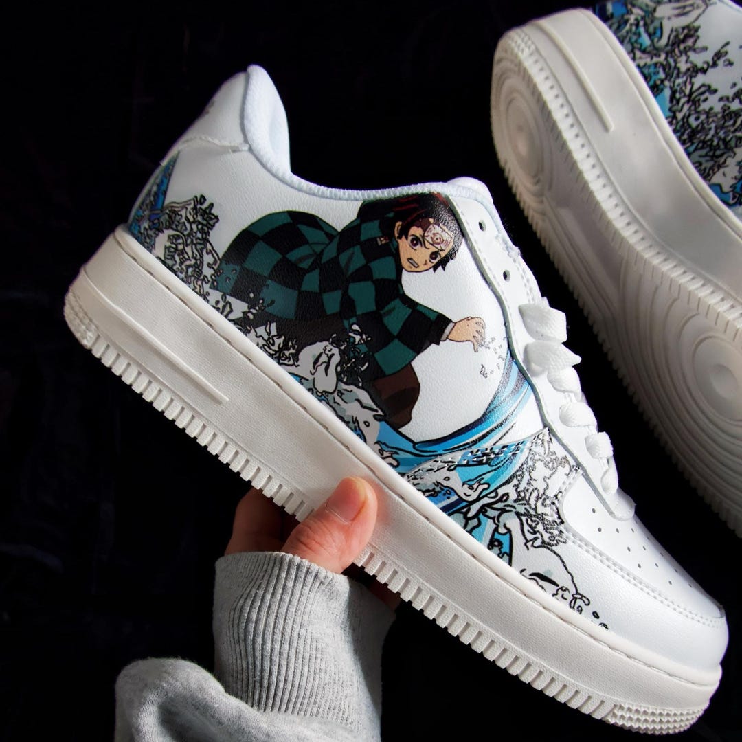 Custom Anime Low Top Sneakers, Handcrafted Anime Fan Shoes - Etsy