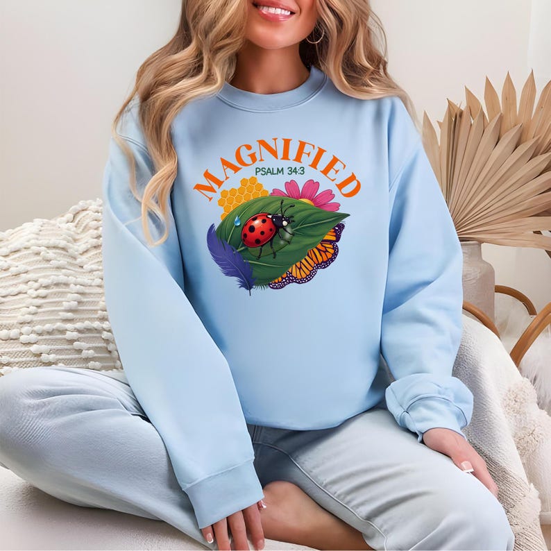 Magnified VBS 2025 PNG, Vacation Bible School Shirt, Psalm 34:3 ...