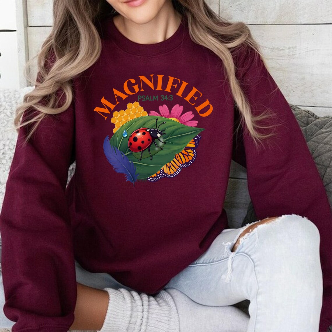 Magnified VBS 2025 PNG, Vacation Bible School Shirt, Psalm 34:3 ...