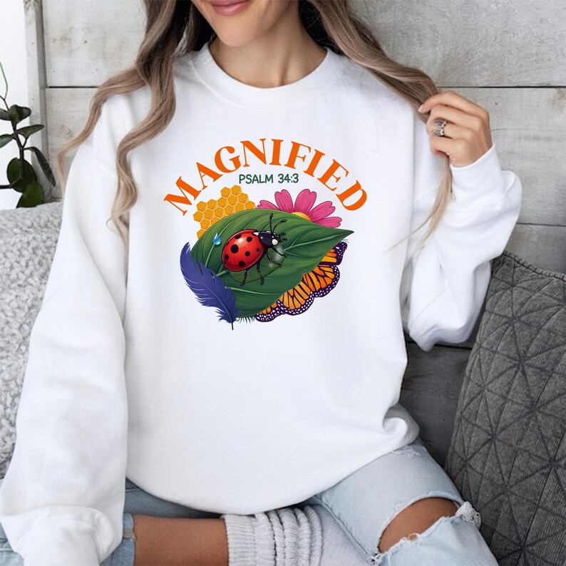 Magnified VBS 2025 PNG, Vacation Bible School Shirt, Psalm 34:3 ...