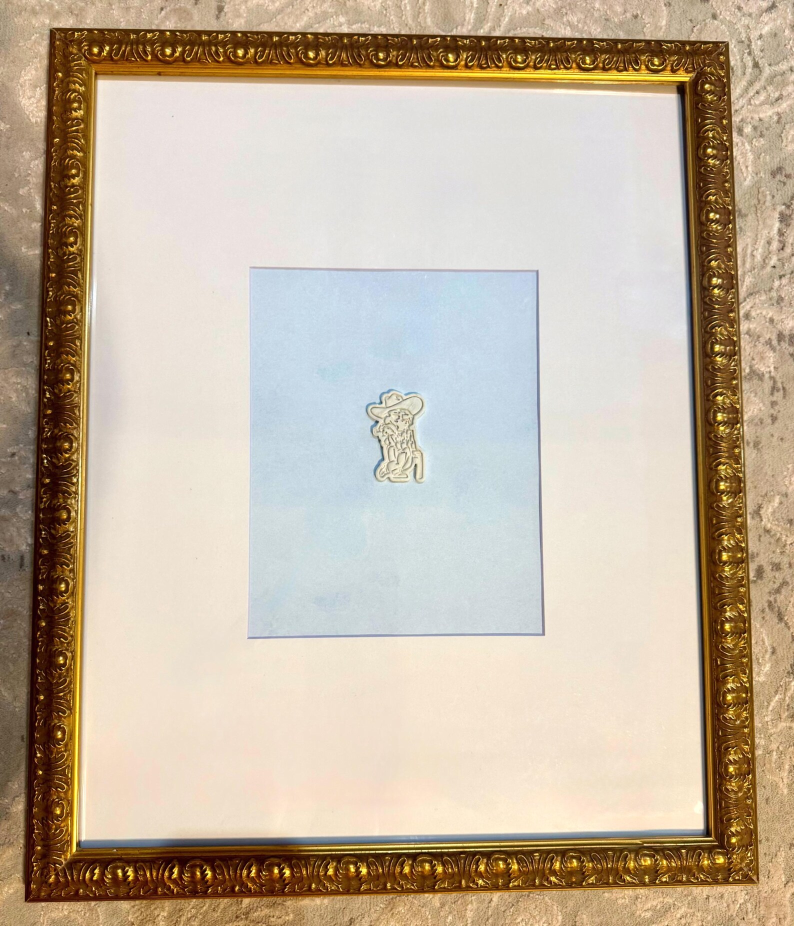 18x22 Blue Rebel Intaglio Frame - Etsy
