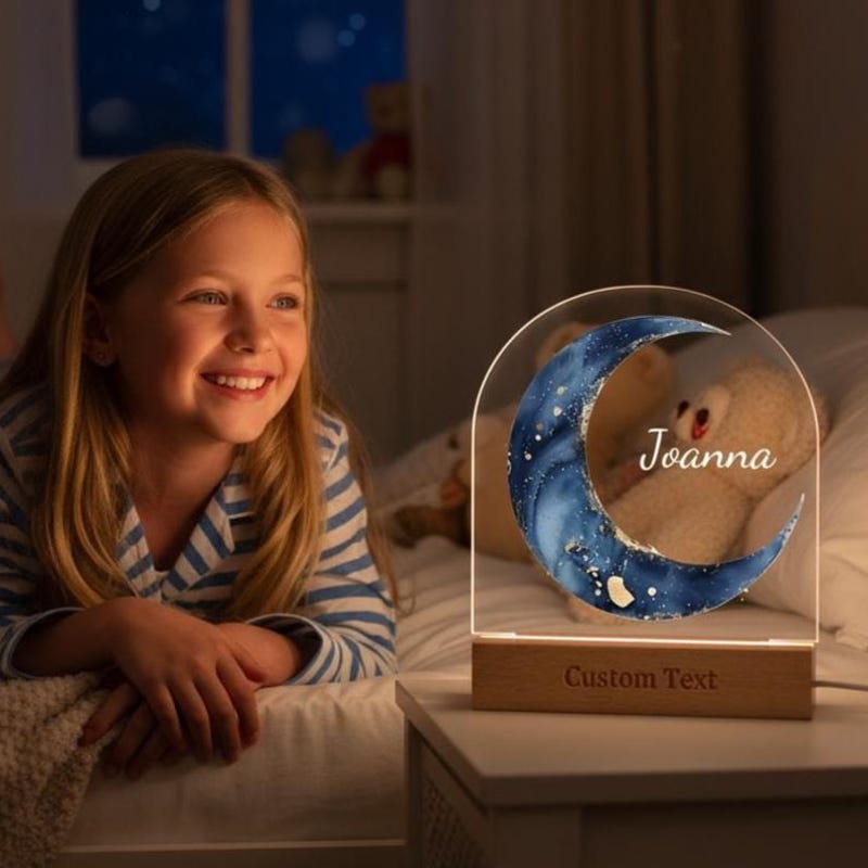 Blue Light on the Moon - Etsy Canada