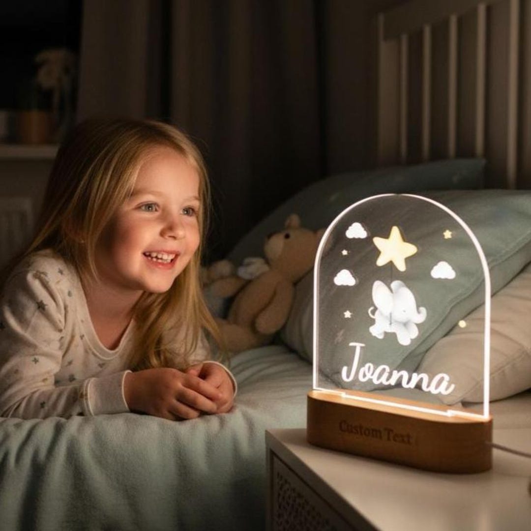 Cartoon Animals Night Light, Fairy Tale Decorative Night Light for Kids ...