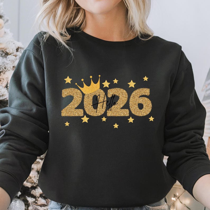 Hello 2026 PNG | New Year 2026 Sublimation | T-shirt Design | Digital ...