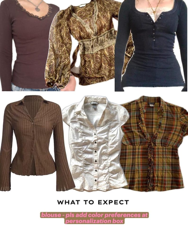 Y2K Thrifted Outfit Box: Personalized Vintage Style Bundle - Etsy