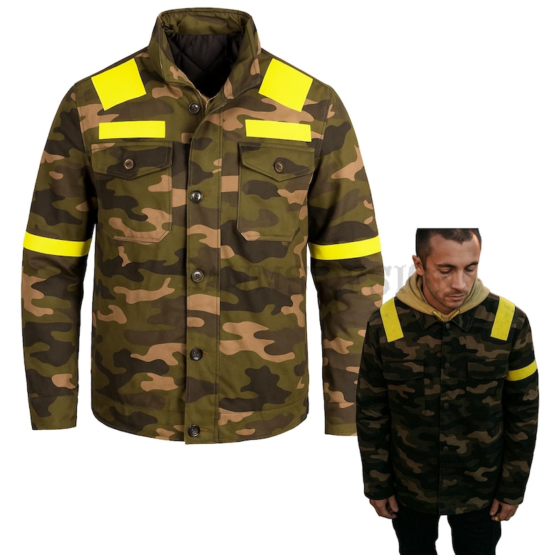 Twenty One Pilots Tyler Joseph Breach Camo Jacket | Josh Dun Clancy ...