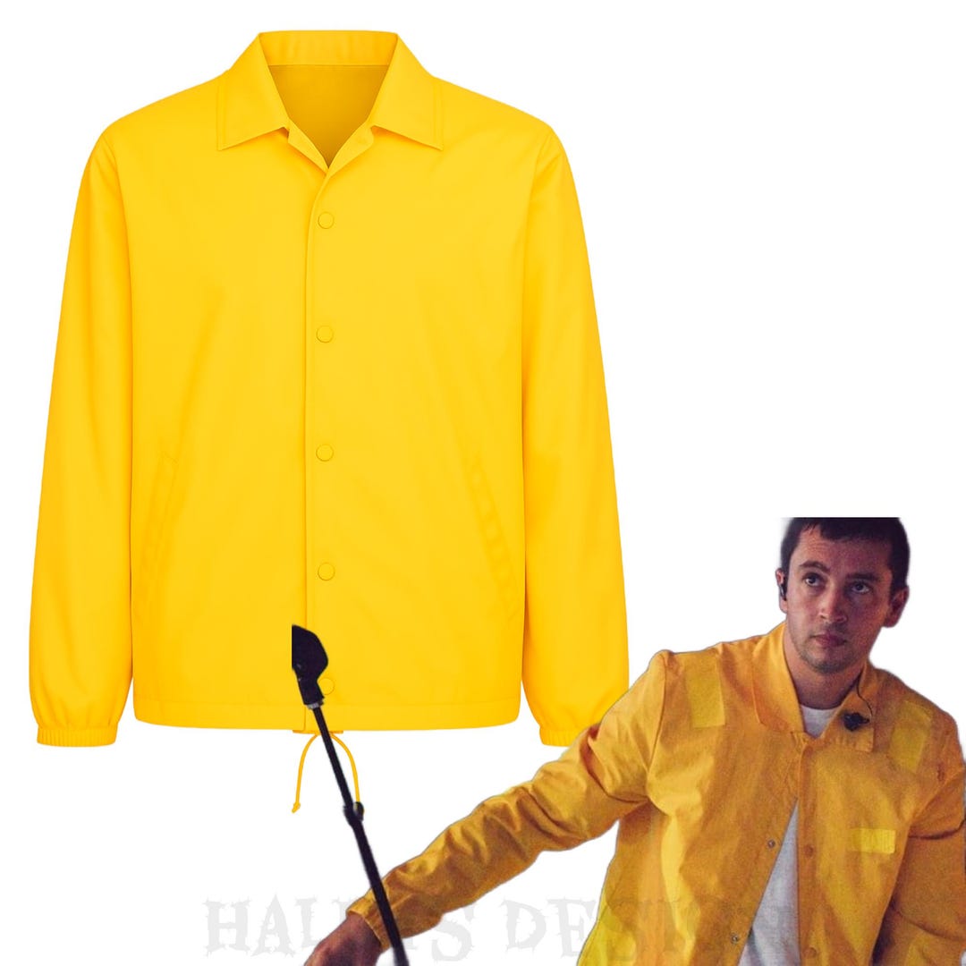 Handmade Twenty One Pilots Tyler Joseph Inspired Yellow Cotton Jacket ...