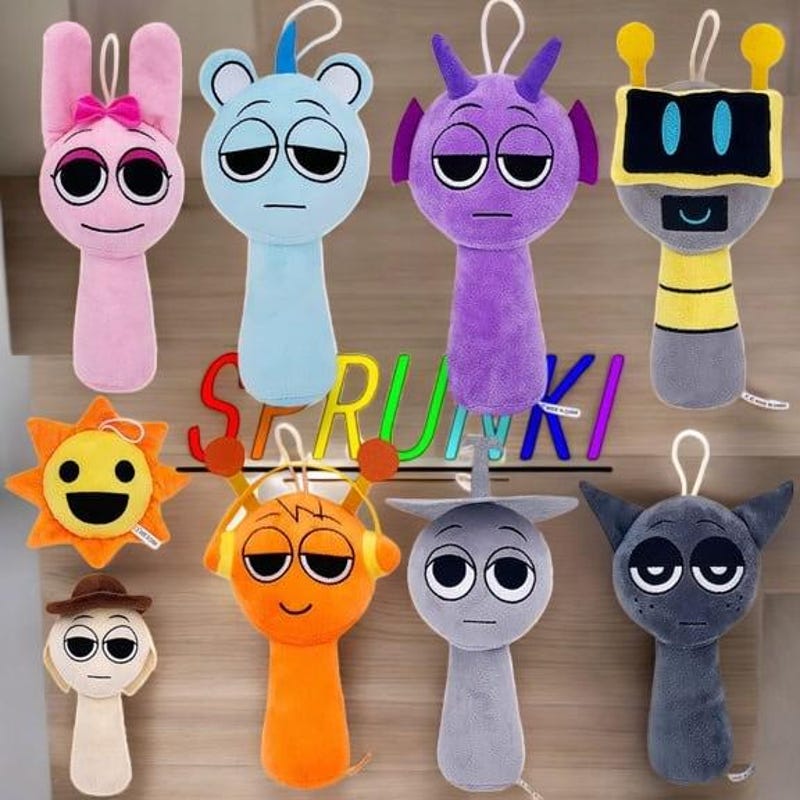 Sprunki Plushies - Etsy