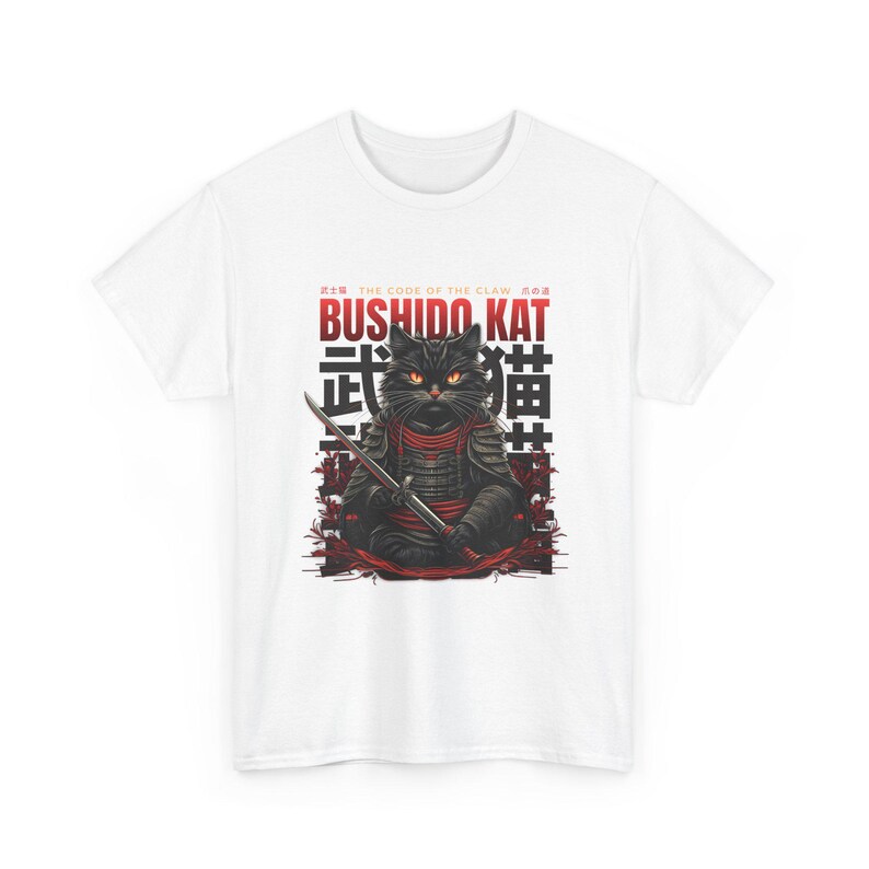 Bushido Kat Japanese Samurai Limited Edition Anime Manga Legend T Shirt ...