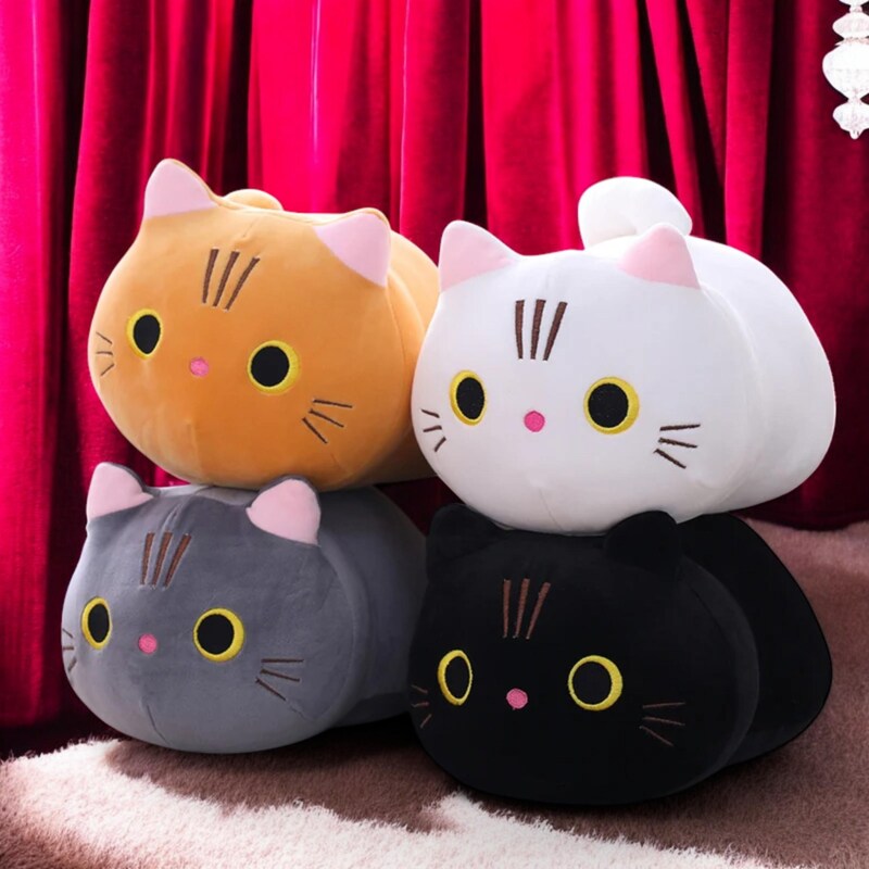 Cartoon Cat Plush - Etsy