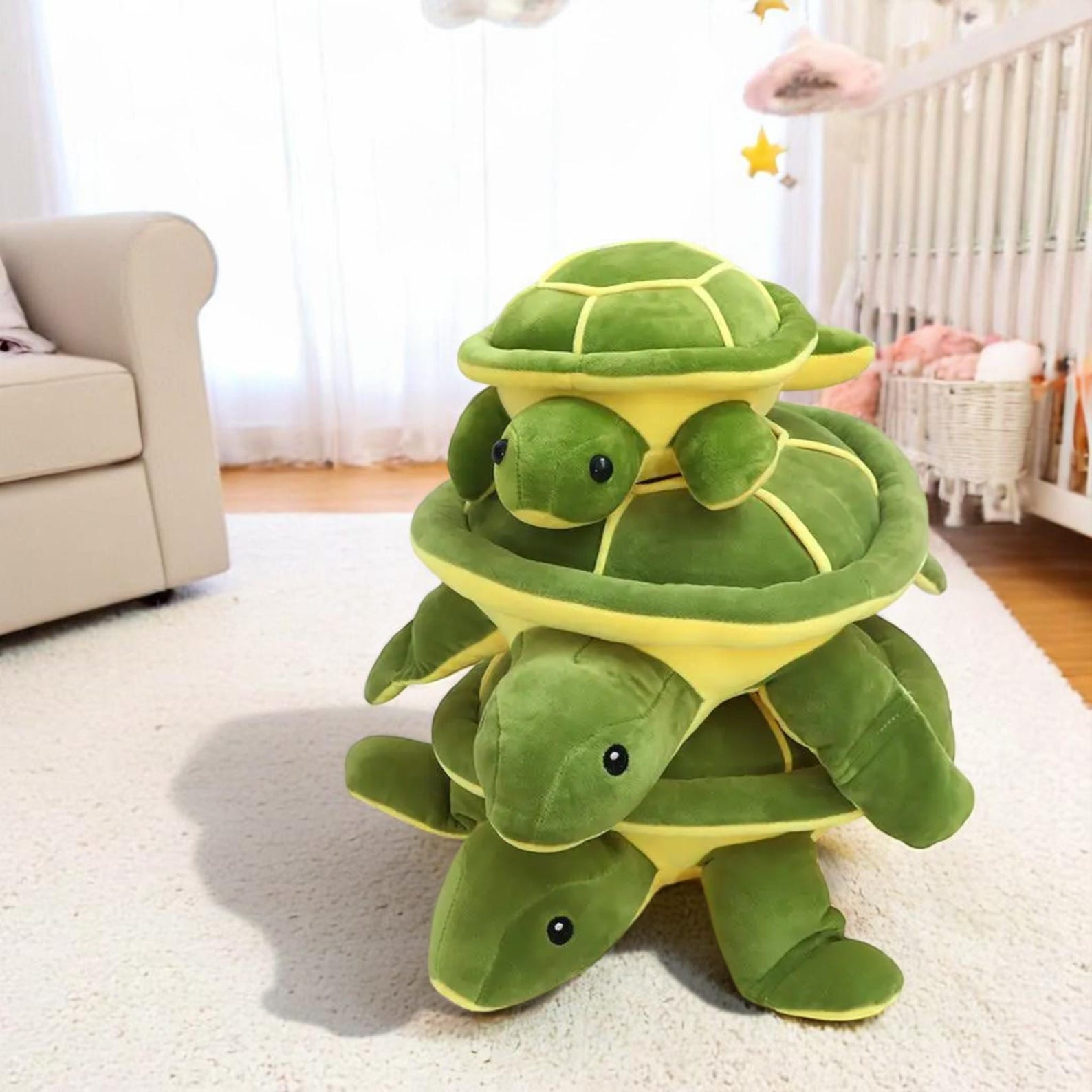 Soft Plush Tortoise Toy V1 – Cute Stuffed Animal Gift for Kids ...