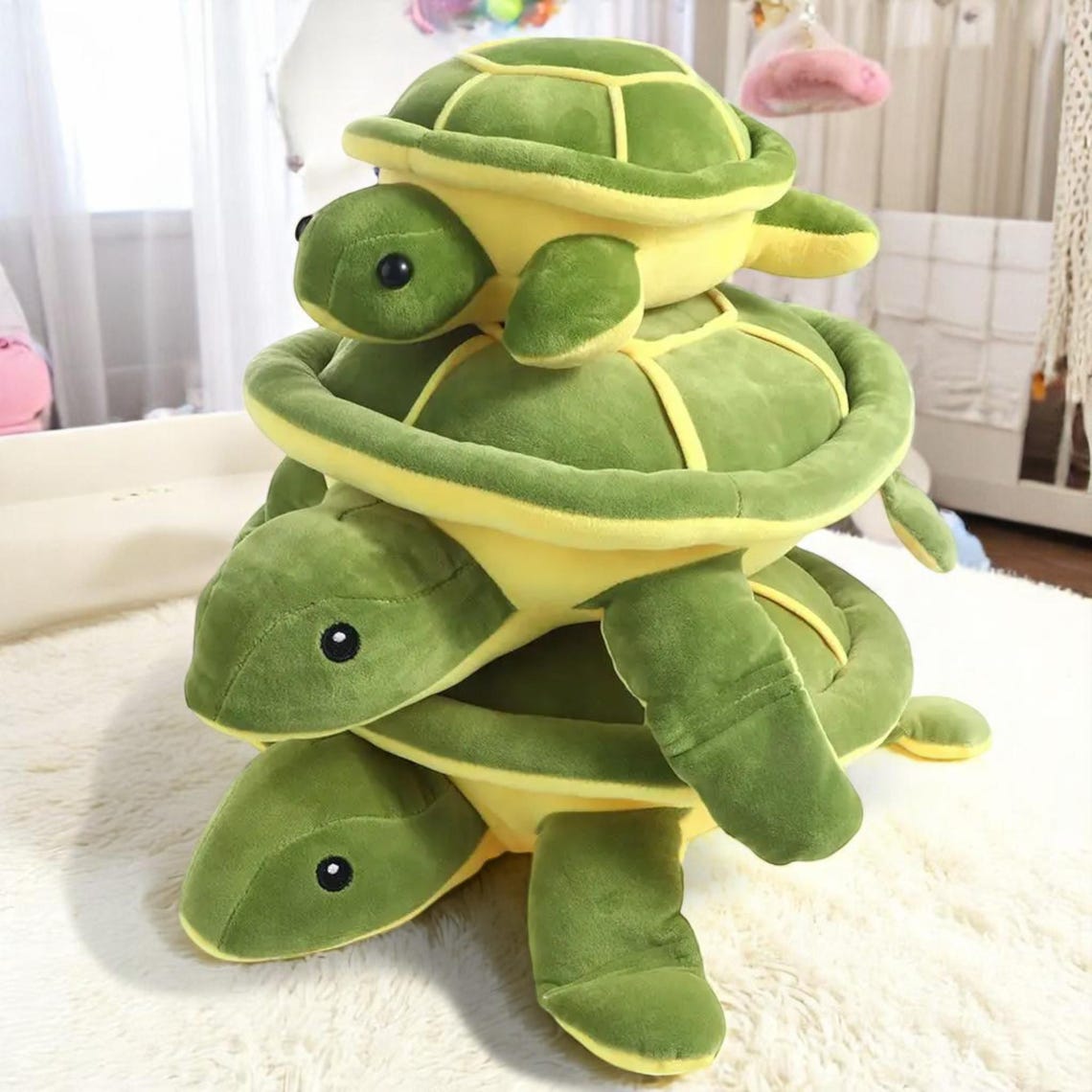 Soft Plush Tortoise Toy V1 – Cute Stuffed Animal Gift for Kids ...