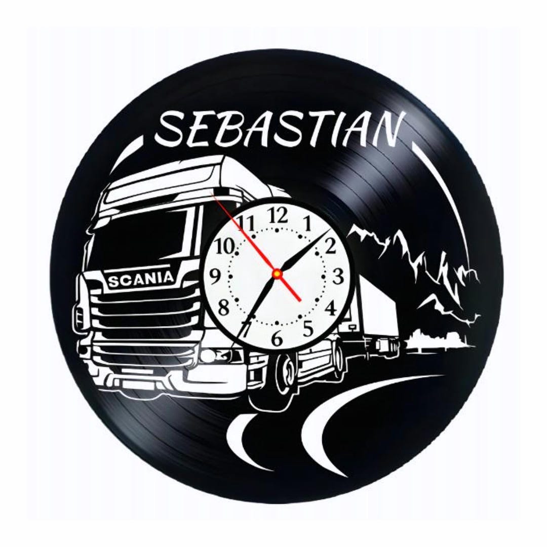 SCANIA- Wall Clock (customizable) - Etsy