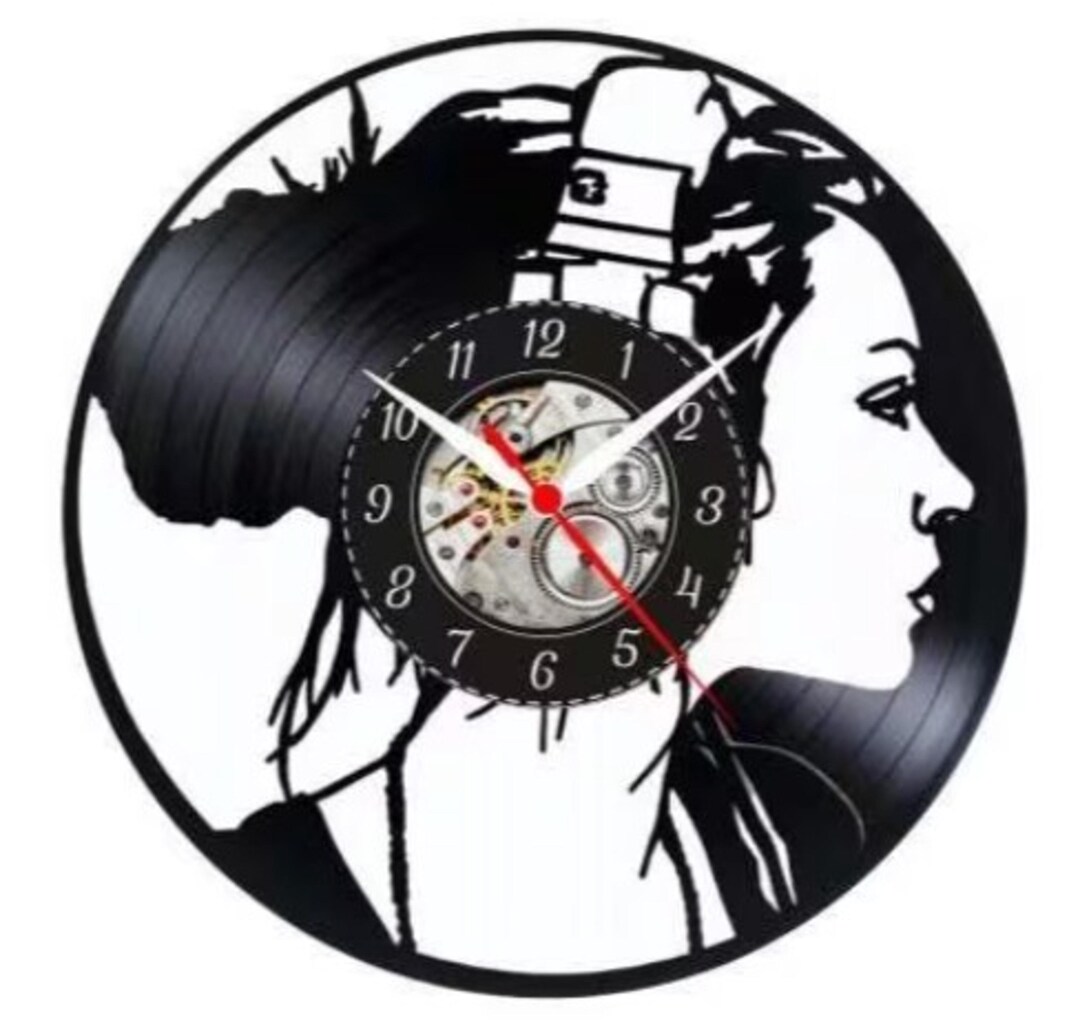 Rhythm of Time: Musical Silhouette Clock - Etsy