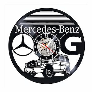 Mercedes-benz G-class Vinyl Record Wall Clock: Automotive Decor - Etsy