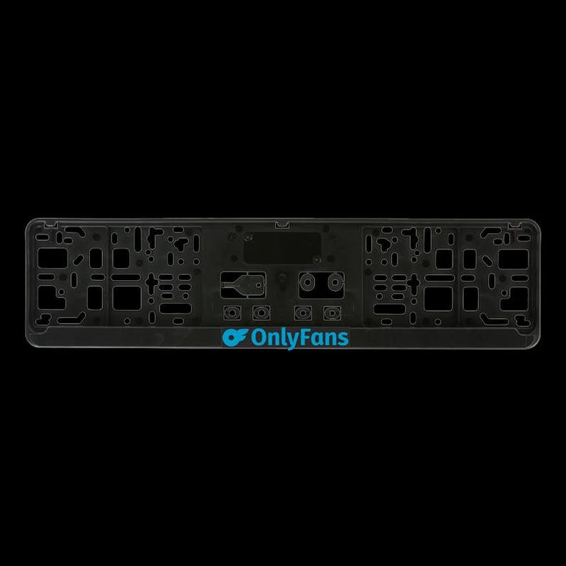Custom 3D Printed License Plate Frame Text: Personalized Car Accessory ...