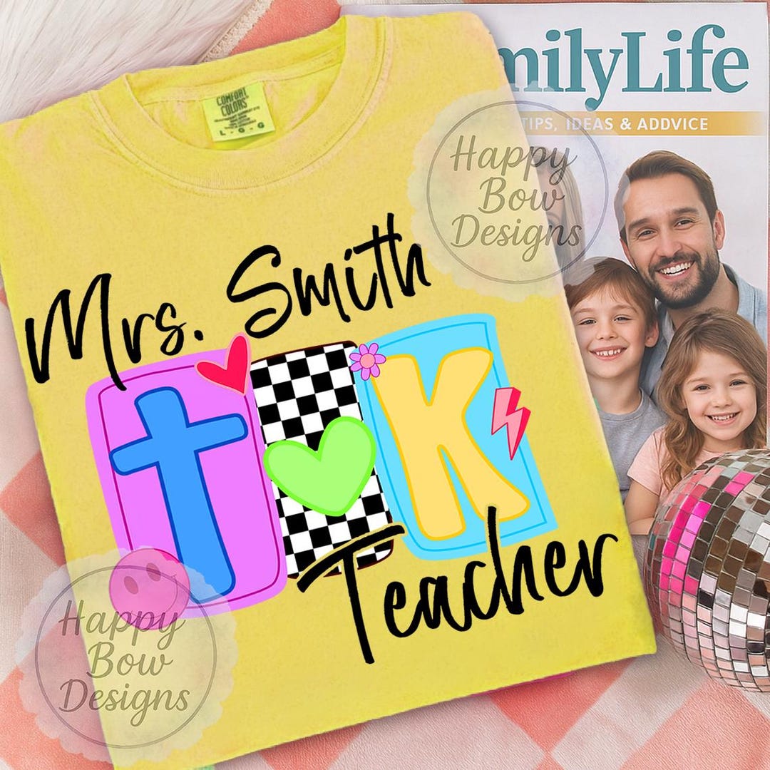 Custom TK Teacher PNG TK Education Squad Png Back to School Sublimation ...