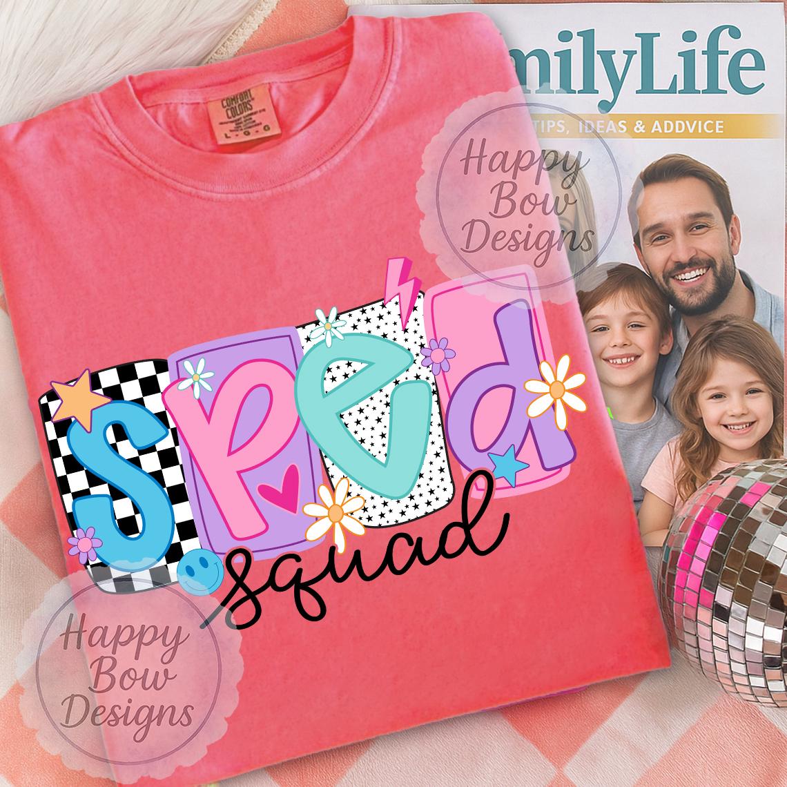 SPED Squad PNG Special Education Squad PNG Back to School Sublimation ...