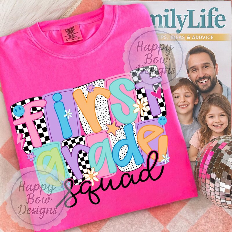 First Grade Shirt Design - Etsy