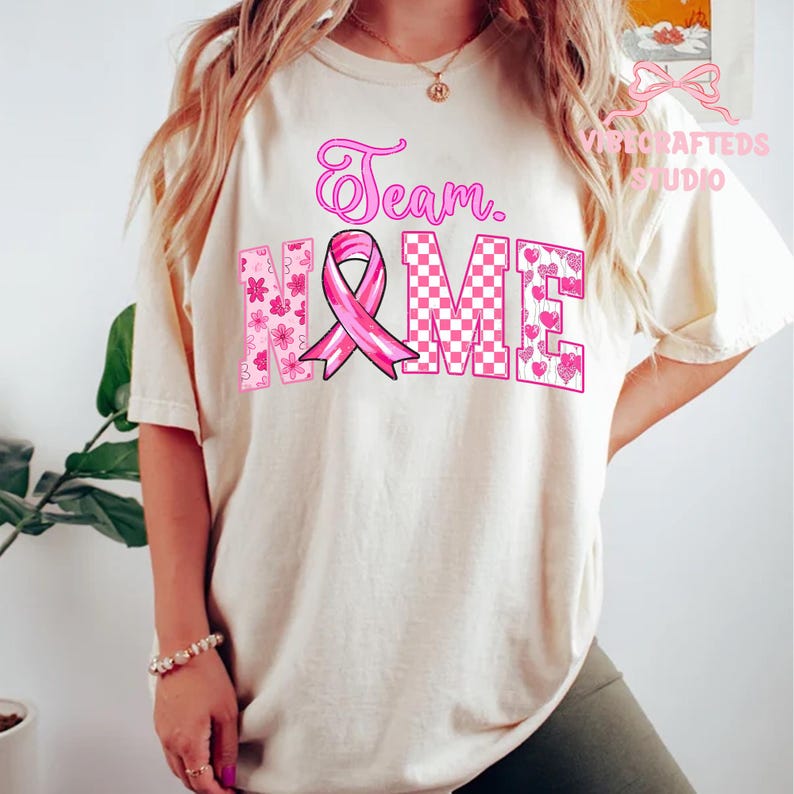 Custom Varsity Breast Cancer Name Png, Custom Name Fighter Png, Warrior ...