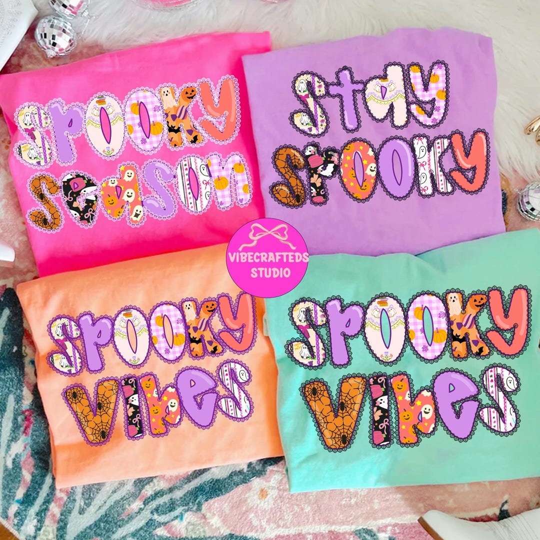 Lace Preppy Spooky Season Png, Stay Spooky Png, Spooky Vibes Png ...