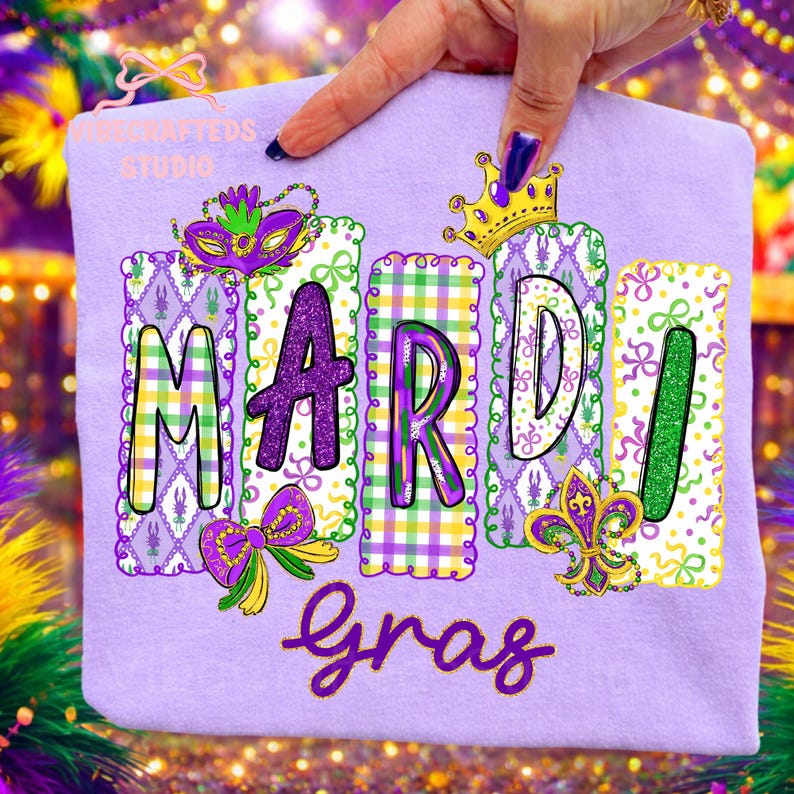 Glitter Mardi Gras Doodles Png, Mardi Gras Png, Fleur De Lis Png ...