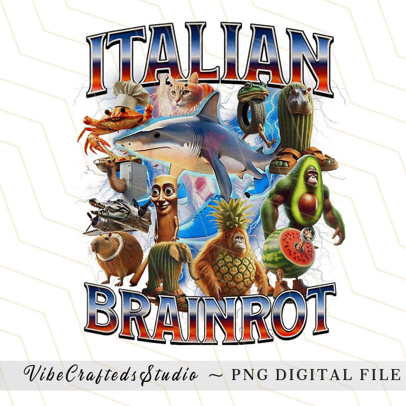 Italian Brainrot PNG Digital, Perfect for Custom Gift Ideas, Italian ...