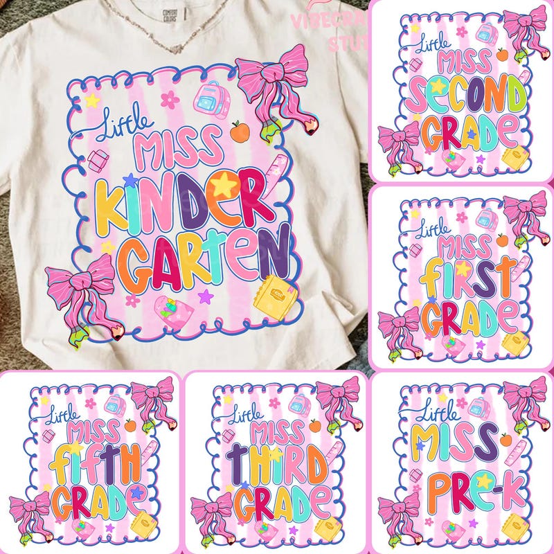 Png Little Miss Pre K - Etsy