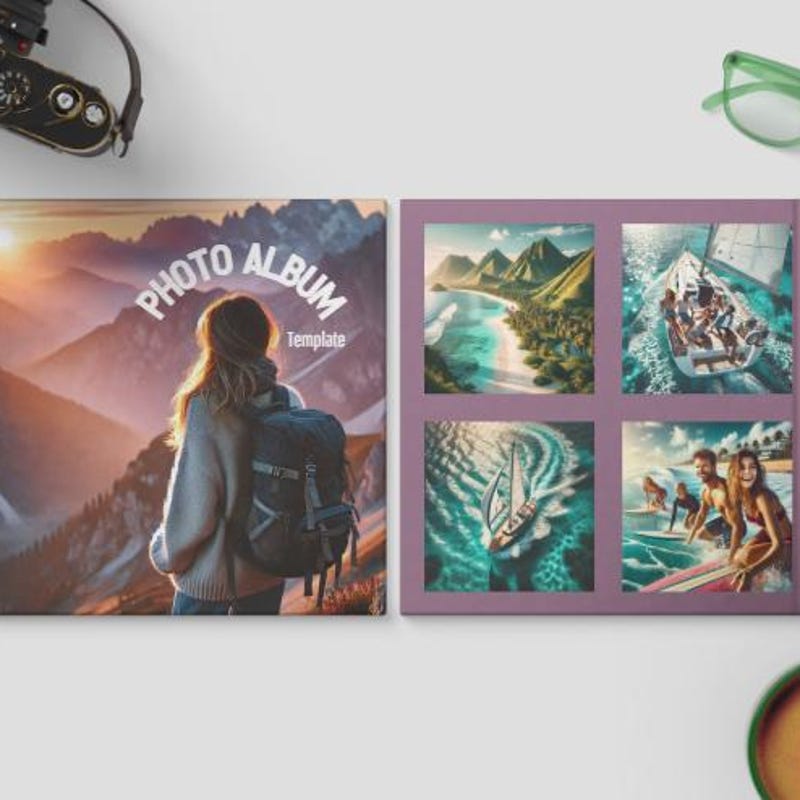 Square Photo Album - Etsy