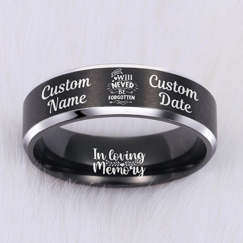 Memorial Ring - Etsy