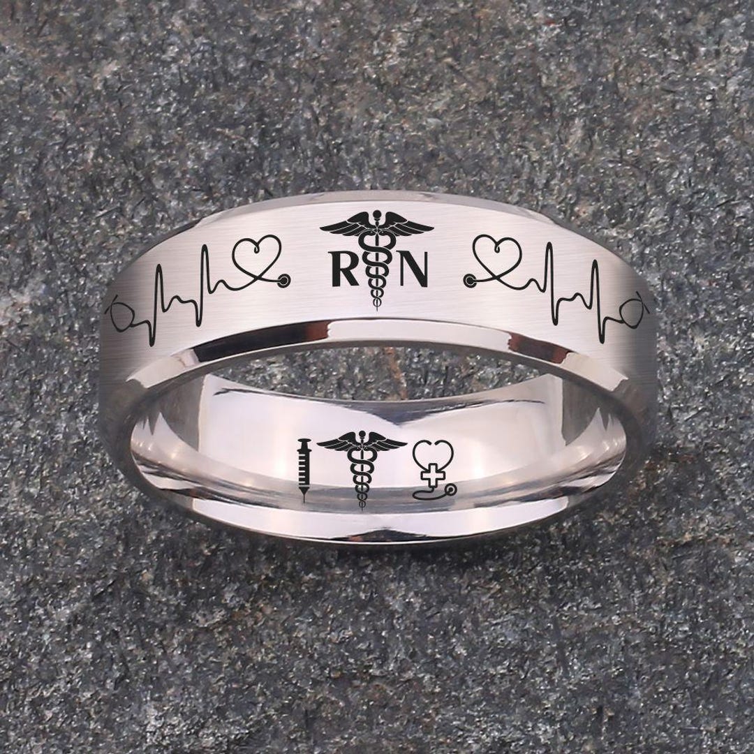 RN Gifts, Registered Nurse Ring, RN Graduation Gift, Nursing Jewelry - Etsy