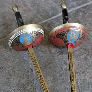 Vintage Toledo Spanish Fencing Foil Swords Decorative Wall | Etsy