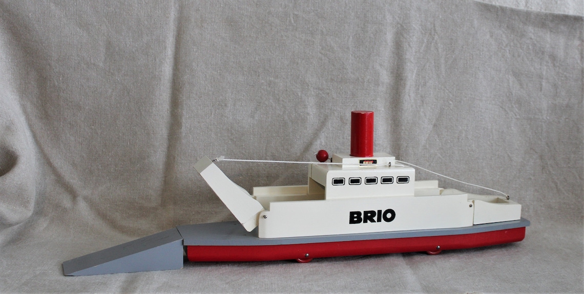 Vintage Brio Ferry Boat Classic Swedish Wooden Toy | Etsy