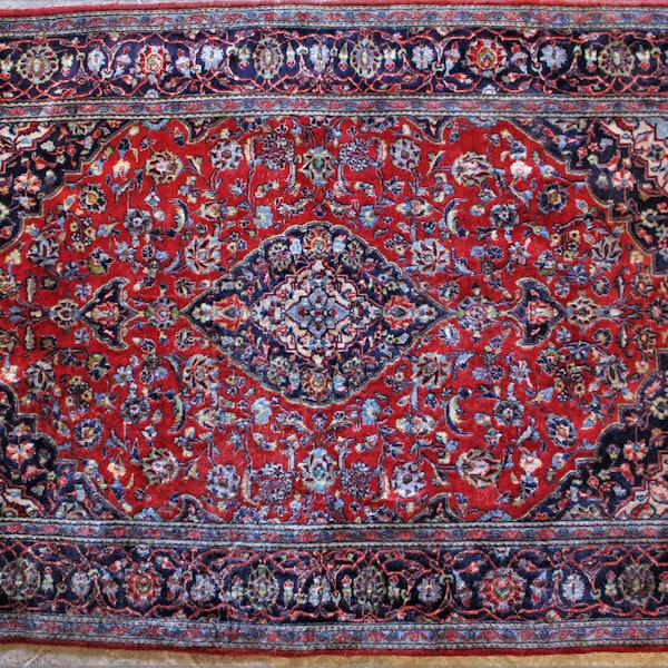 Red Persian Rug - Etsy