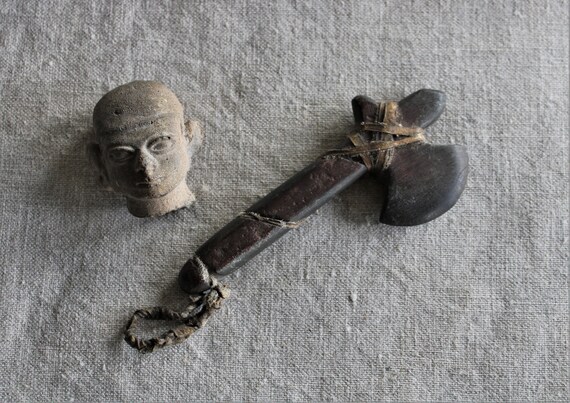 Authentic Antique Pre-columbian Inca Carved Stone Small Axe - Etsy
