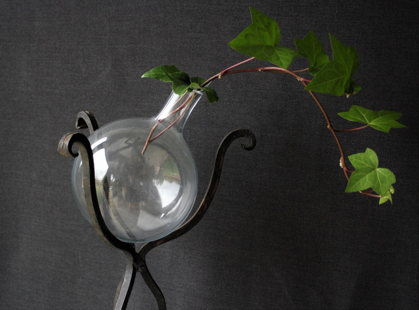 Small Very Rare Antique Blown Laboratory Lab Glass Round | Etsy