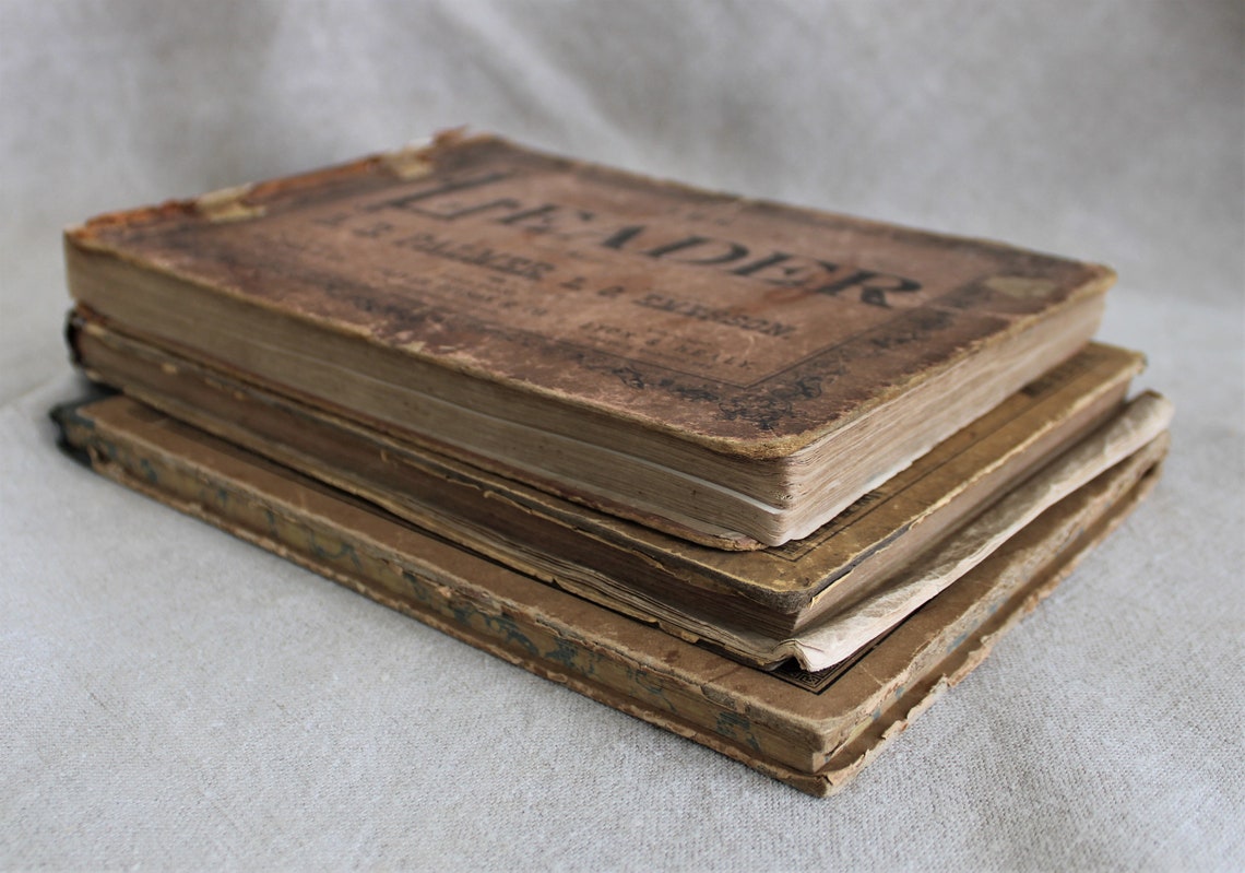 3 Antique 19th C Choir Music Song Books - Etsy
