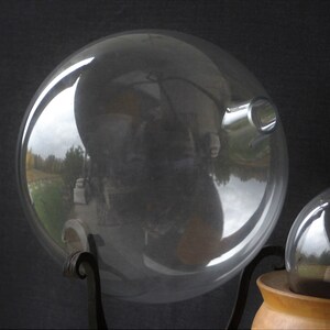 Large Very Rare Antique Blown Laboratory Lab Glass Round Scientific ...